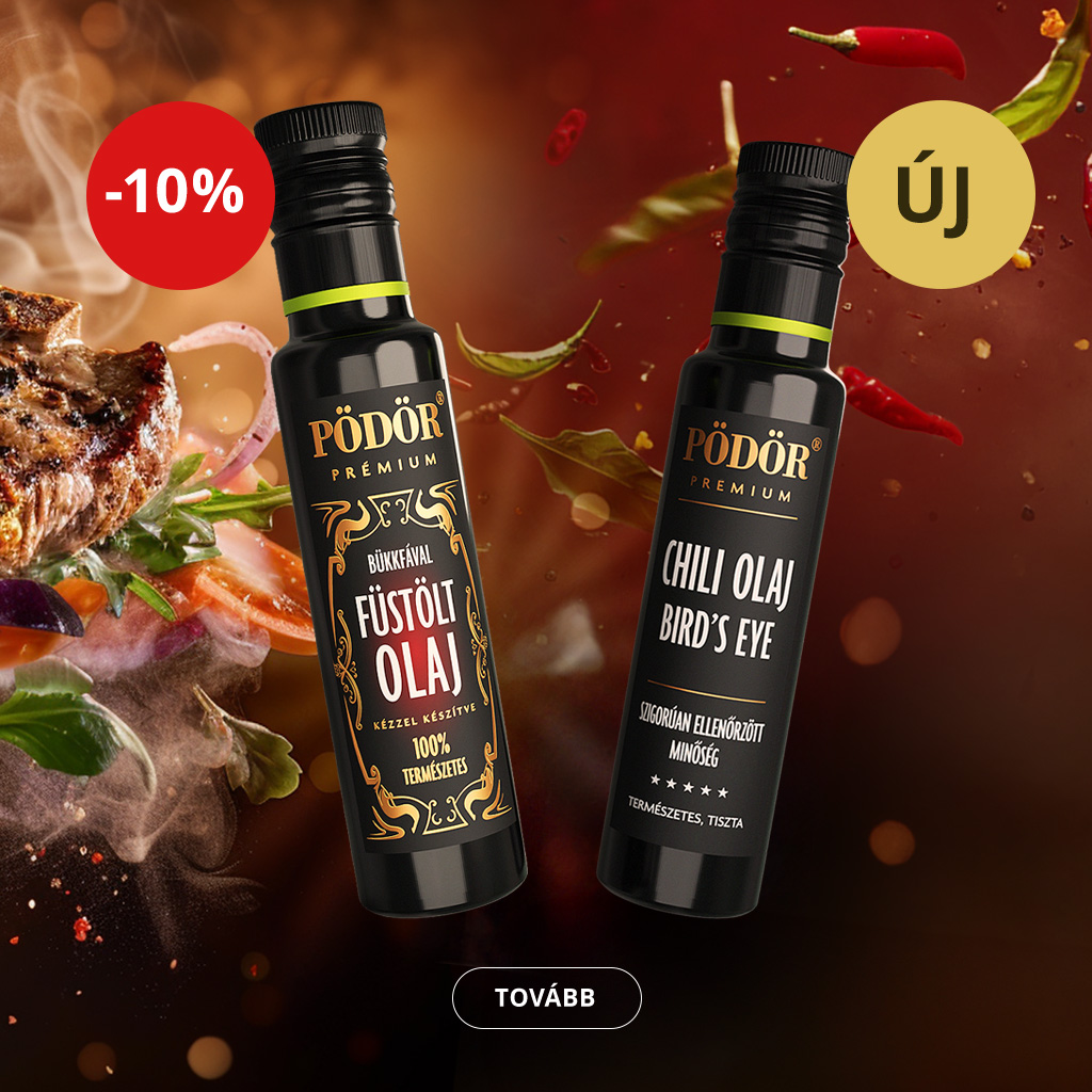 Termékek - Pödör prémium hidegen sajtolt olajok, gyümölcs- és balzsamecetek