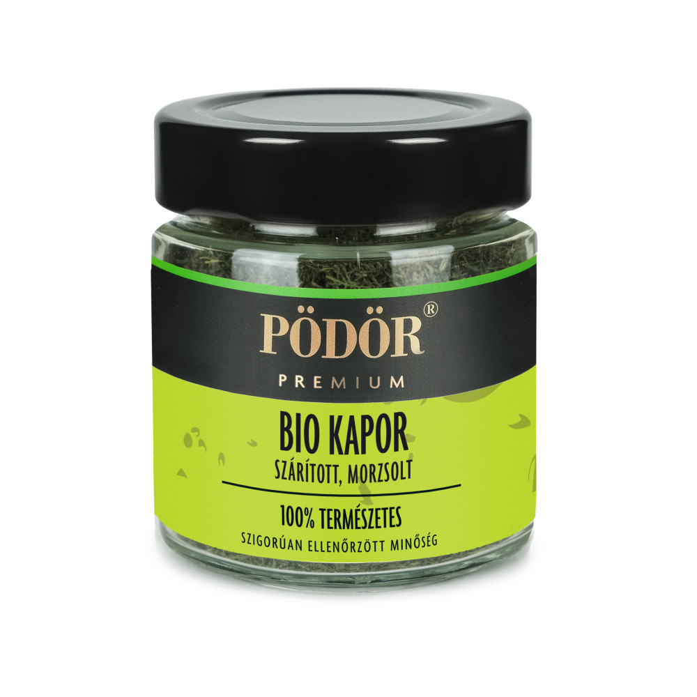 Bio kapor - szárított, morzsolt - Pödör